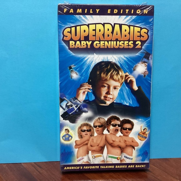 Columbia TriStar | Media | New Sealed Vhs Superbabies Baby Geniuses 2 ...